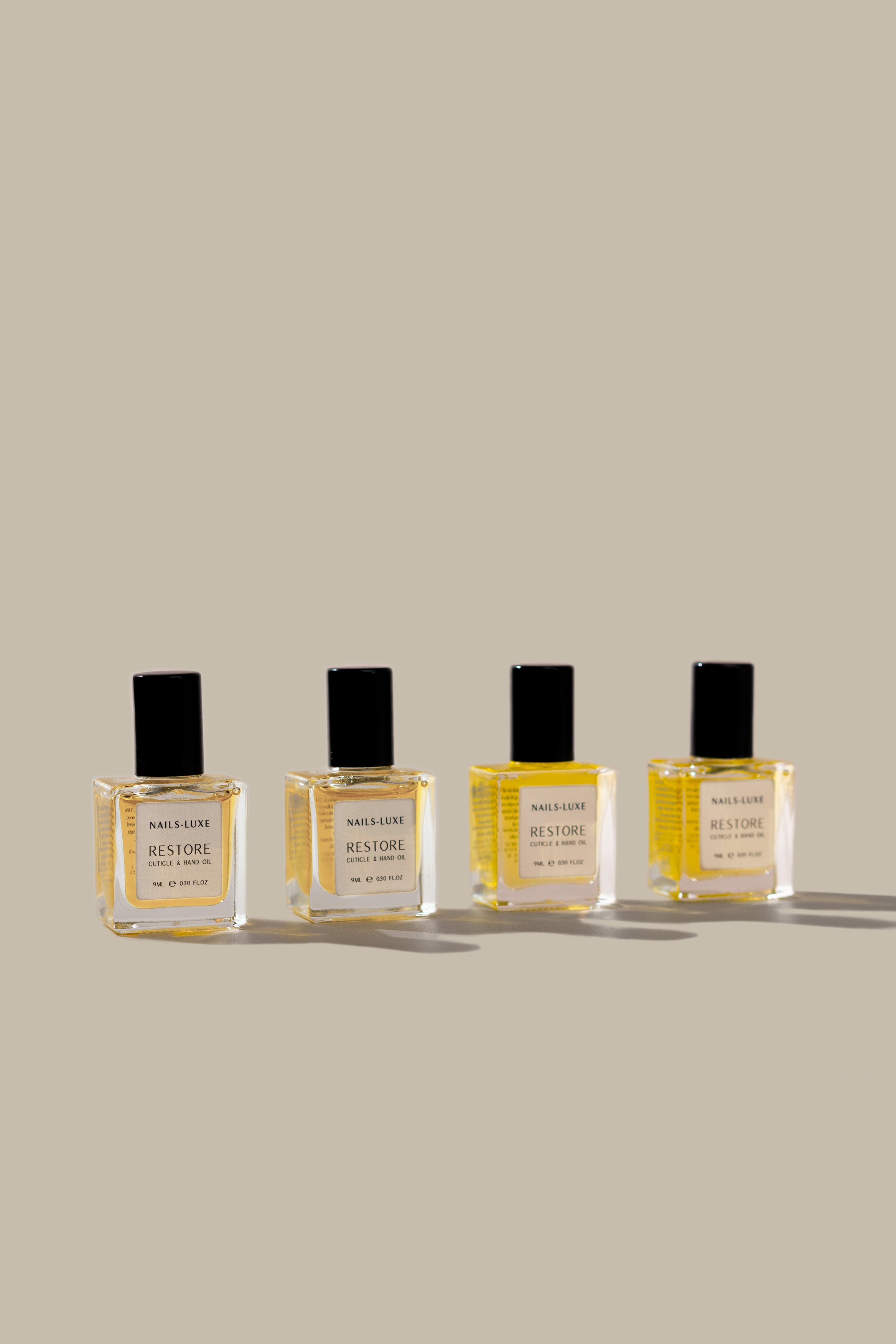 Restore Cuticle & Hand Oil 9ml Retail Pack (4 x 9ml) – NAILS-LUXE